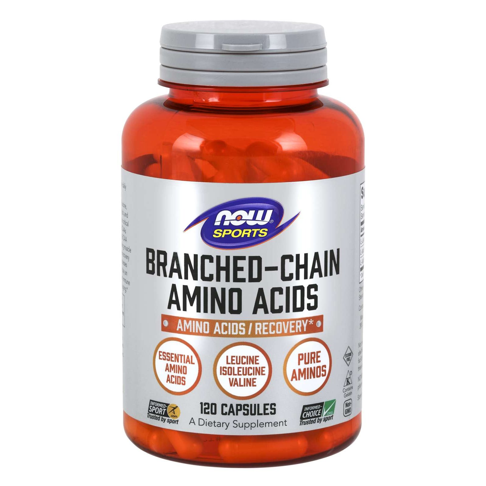 Now Foods BCAA,120 Caps | Smile-pharmacy.gr