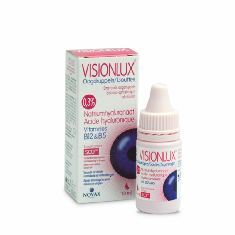 Novax Pharma Visionlux Plus Οφθαλμικές Σταγόνες 10ml | Smile-pharmacy.gr