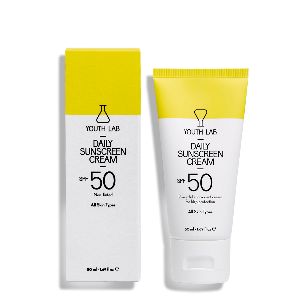 Youth Lab Daily Sunscreen Cream Spf50 for All Skin Types 50ml | Smile ...