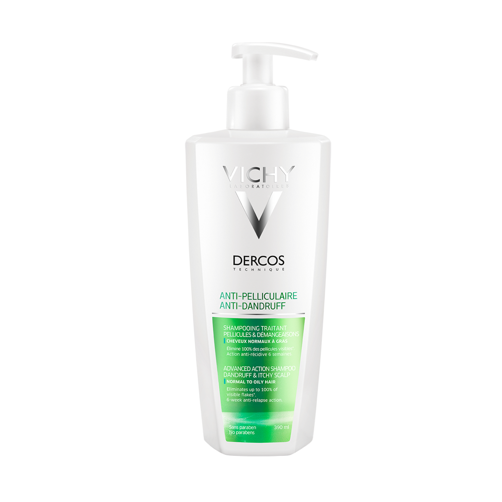 Vichy Dercos Anti-Dandruff DS Shampoo for Normal to Oily Hair ...