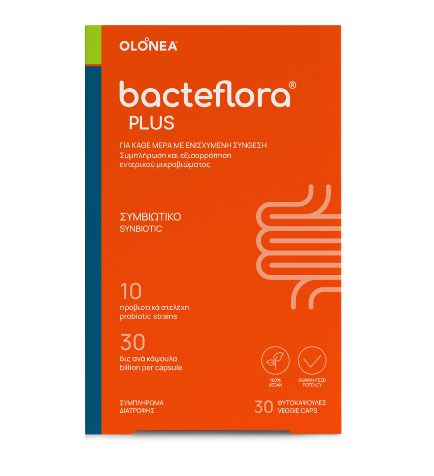 Bacteflora Plus 30Caps - 30 δις προβιοτικά ανά κάψουλα | Smile-pharmacy.gr