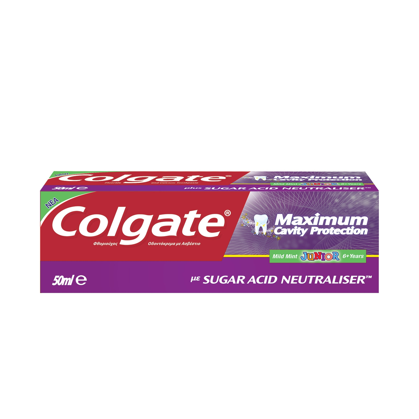 Colgate Maximum Cavity Protection Junior 6+ Ετών Toothpaste 50ml ...