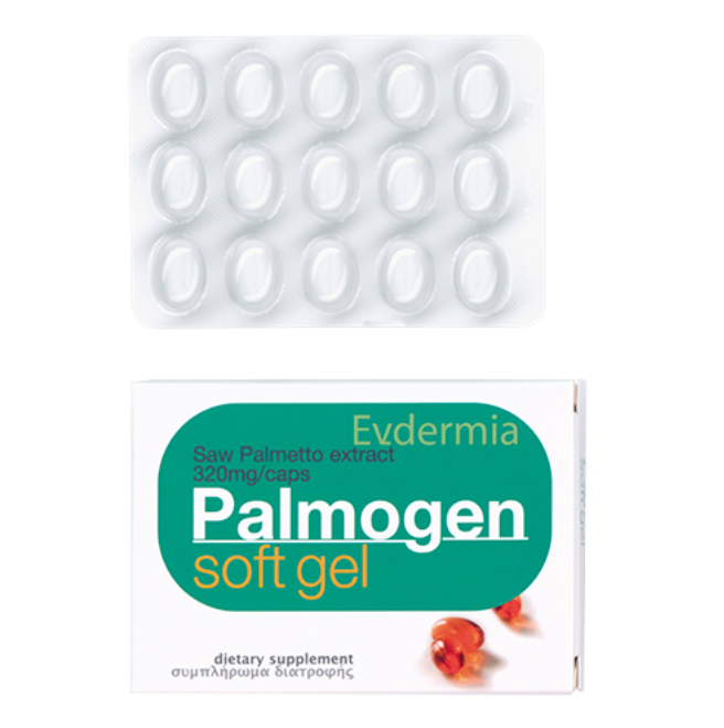 Evdermia Palmogen Soft Gel 320mg 30caps - Φυσική αναζωογόνηση για ...