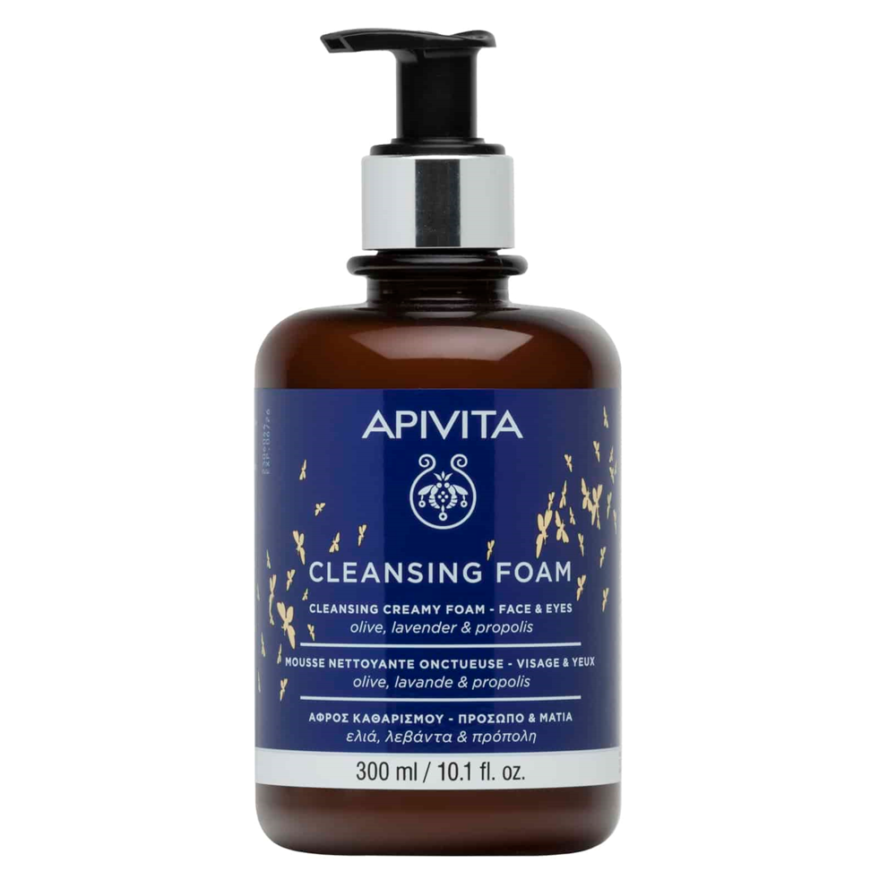 Apivita Cleansing foam αφρός καθαρισμού προσώπου & μάτια με ελιά και ...
