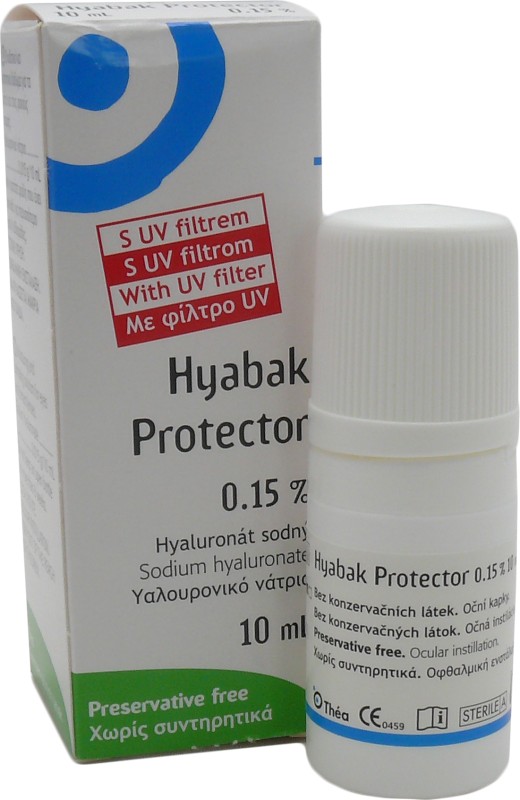 HYABAK PROTECTOR 0,15% Eye drops Υαλουρονικού Νατρίου 10ml | Smile Pharmacy