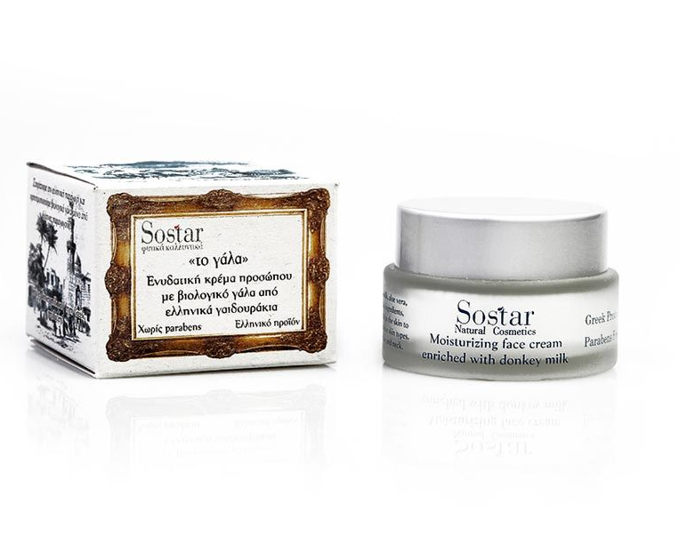 Sostar ΕΝΥΔΑΤΙΚΗ ΚΡΕΜΑ ΜΕ ΓΑΛΑ ΓΑΙΔΟΥΡΑΣ 50ml | Smile-pharmacy.gr