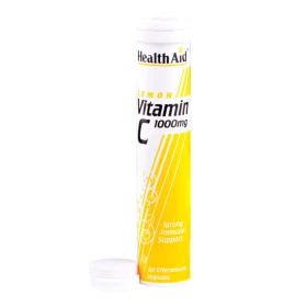 Health Aid Vitamin C 1000mg με Γεύση Πορτοκάλι 20tabs 1+1 Δώρο | Smile ...