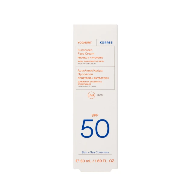 Korres Γιαούρτι Αντηλιακή Κρέμα Προσώπου Spf50 50ml | Smile-pharmacy.gr