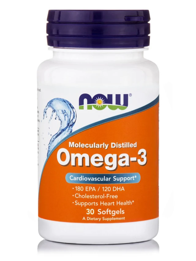 Now Foods Omega-3 1000mg 30 Softgels | Smile-pharmacy.gr