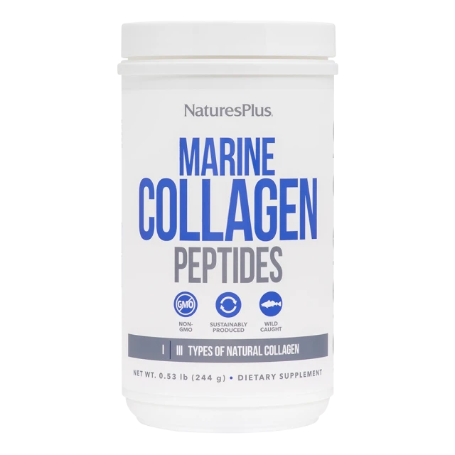 Natures Plus Marine Collagen Peptides powder 244gr | Smile-pharmacy.gr