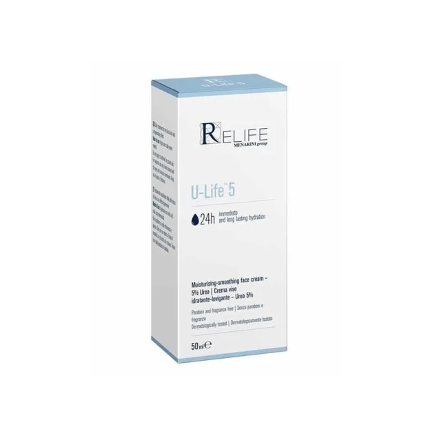 Relife U-Life 5 Κρέμα Προσώπου Ενυδάτωσης & Λείανσης 50ml | Smile ...