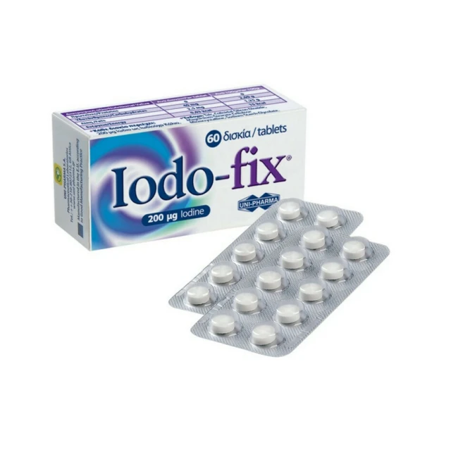 Uni-Pharma Iodo-Fix 200mg 60tabs | Smile-pharmacy.gr