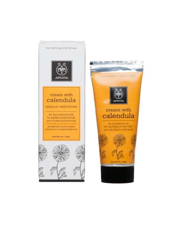 Apivita Herbal Cream ΚΡΕΜΑ ΜΕ ΚΑΛΕΝΤΟΥΛΑ 50ML | Smile-pharmacy.gr
