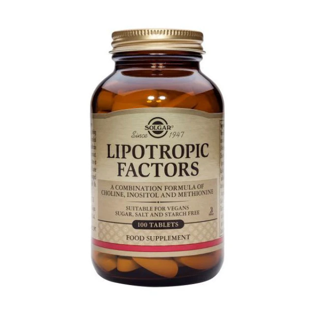 Solgar Lipotropic Factors 100Tab | Smile-pharmacy.gr