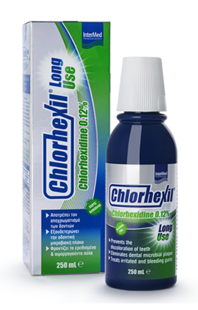 Intermed Chlorhexil Mouthwash Long Use 0.12% 250ml | Smile-pharmacy.gr