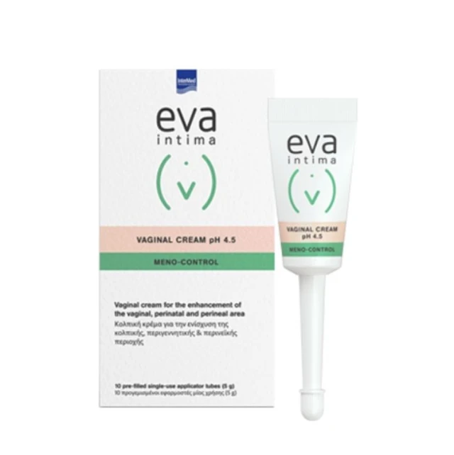 Intermed Eva Intima Meno-Control Vaginal Cream 10 Pre-Filled Applicators | Smile-pharmacy.gr