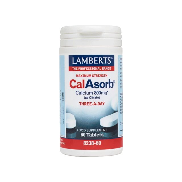 Lamberts CalAsorb Calcium 800mg Plus Vitamin D3 60tabs | Black Friday ...