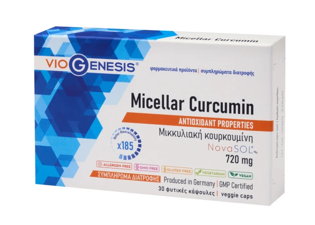 Viogenesis Micellar Curcumin 720mg 30veg.caps | Smile-pharmacy.gr