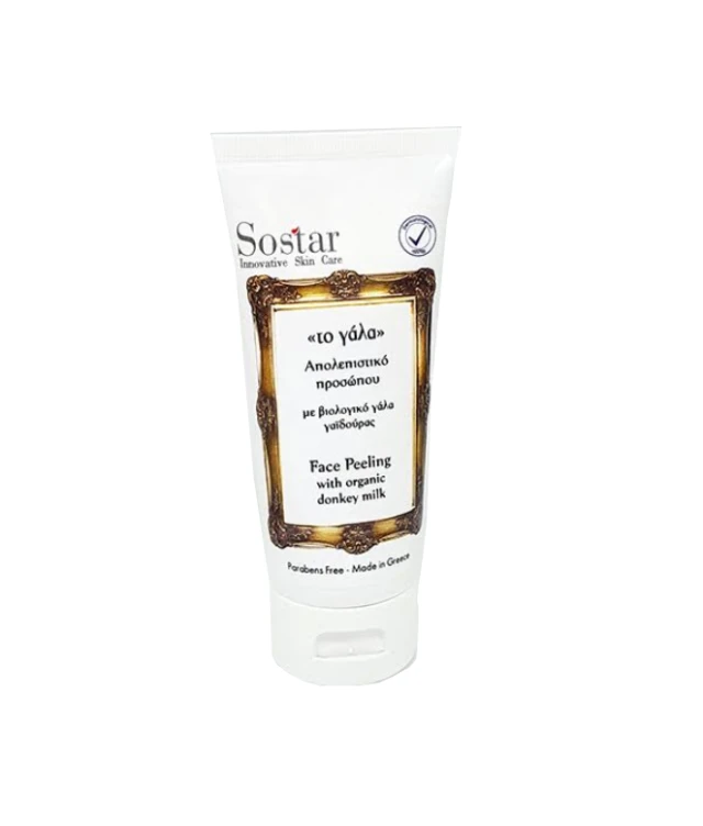 Sostar SCRUB ΜΕ ΓΑΛΑ ΓΑΙΔΟΥΡΑΣ 75ml (Tube) | Smile-pharmacy.gr