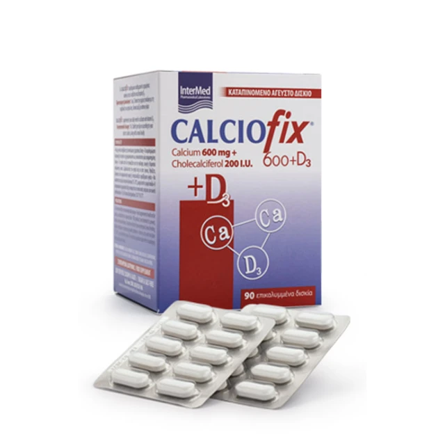 Calciofix Tablets 600mg Ασβέστιο + D3 – Οστά & Οστεοπόρωση | Smile ...