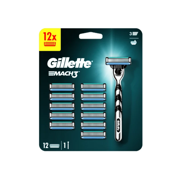Gillette Mach 3 Ανδρική Ξυριστική Μηχανή & 11τμχ Ανταλλακτικές Κεφαλές ...