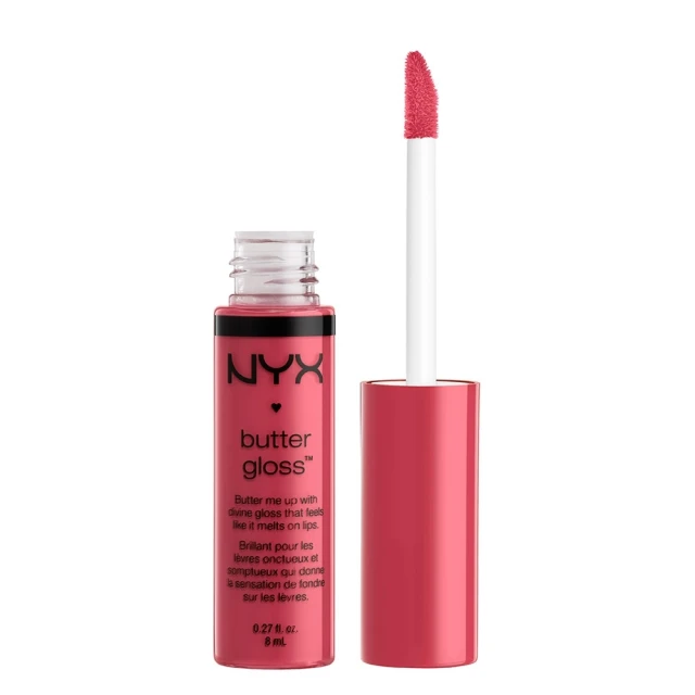 NYX PM Butter Gloss Lip Gloss 32 Strawberry Cheesecake 8ml | Smile ...