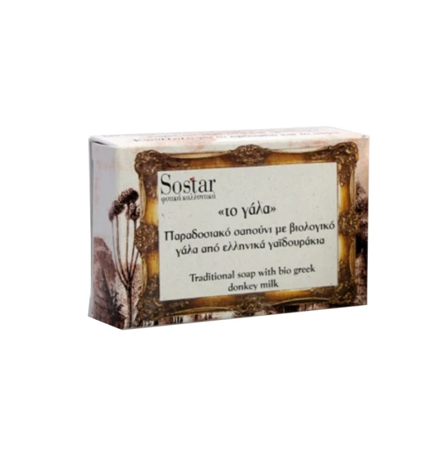 Sostar ΣΑΠΟΥΝΙ ΚΑΘΑΡΙΣΜΟΥ ΜΕ ΓΑΛΑ ΓΑΙΔΟΥΡΑΣ 100gr | Smile-pharmacy.gr