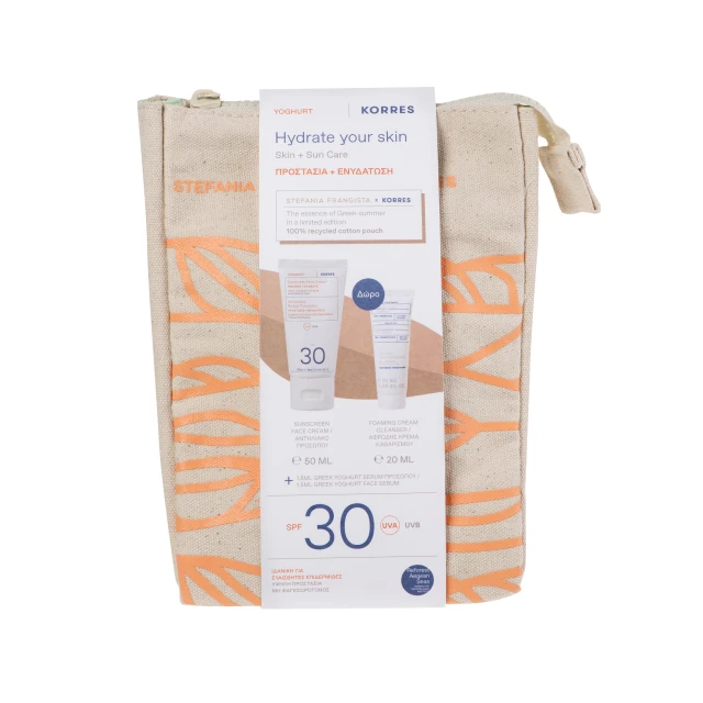Korres Set Γιαούρτι Αντηλιακή Κρέμα Προσώπου Spf30 50ml & Δώρο Γιαούρτι ...