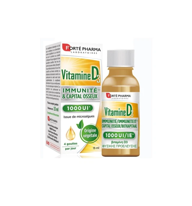 Forte Pharma Vitamin D3 1000IU 15ml | Smile-pharmacy.gr