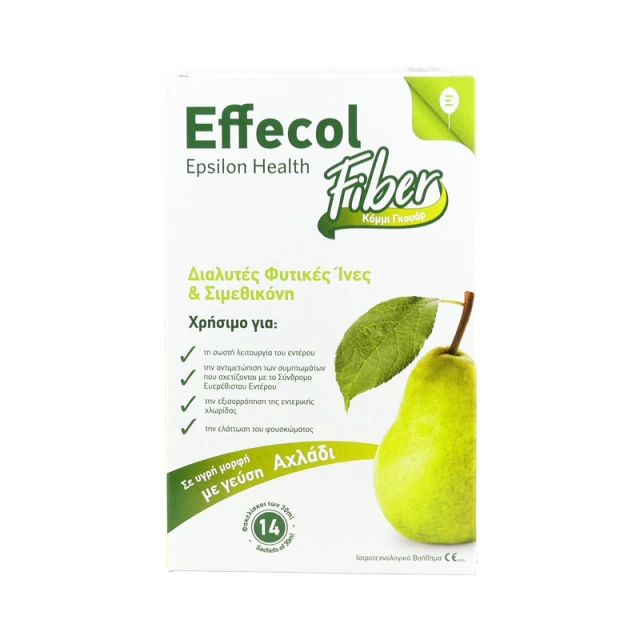 Epsilon Health Effecol Fiber με Γεύση Αχλάδι 14 sachets των 30ml ...