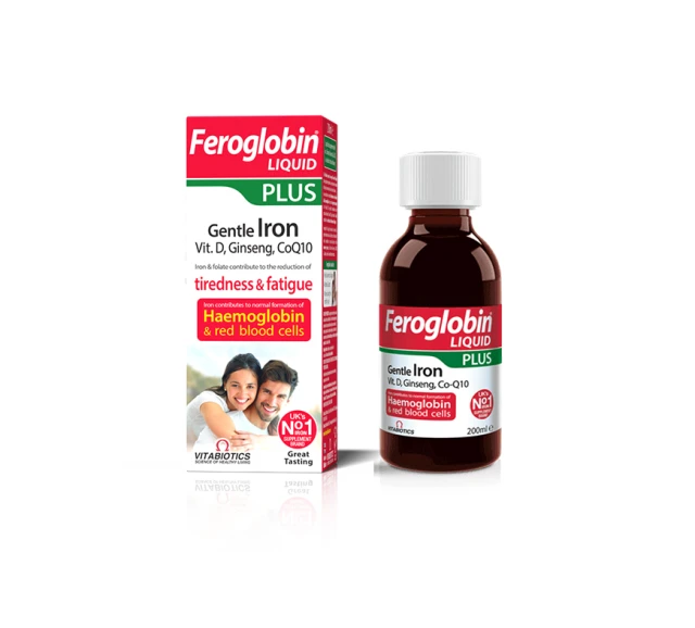 Vitabiotics Feroglobin Plus Liquid 200ml | Smile-pharmacy.gr