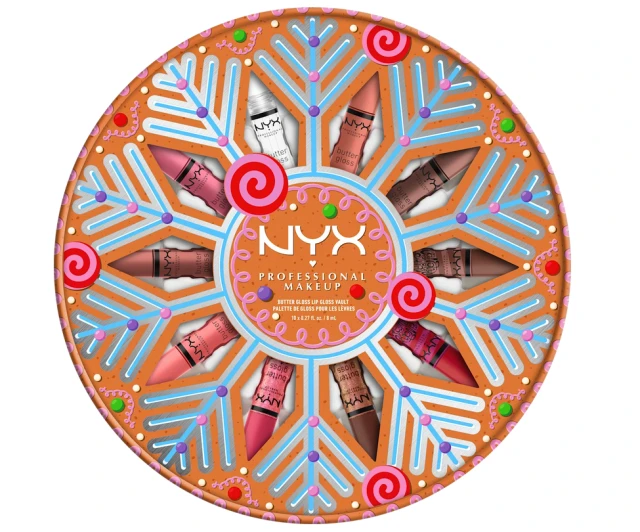 Nyx Professional Makeup Set Gingerbaddie Land Butter Lip Gloss Vault Kit 10x8ml | Smile-pharmacy.gr