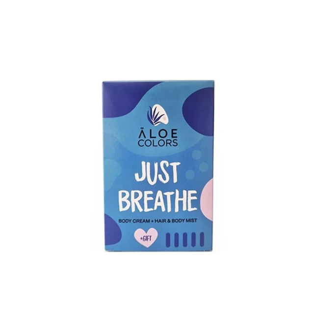Aloe+ Colors Set Just Breathe Body Cream 100ml + Hair & Body Mist 100ml ...