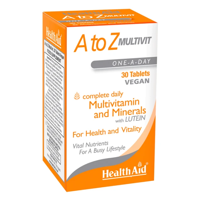 Health Aid A To Z Multivit - Lutein 30vetabs | Smile-pharmacy.gr