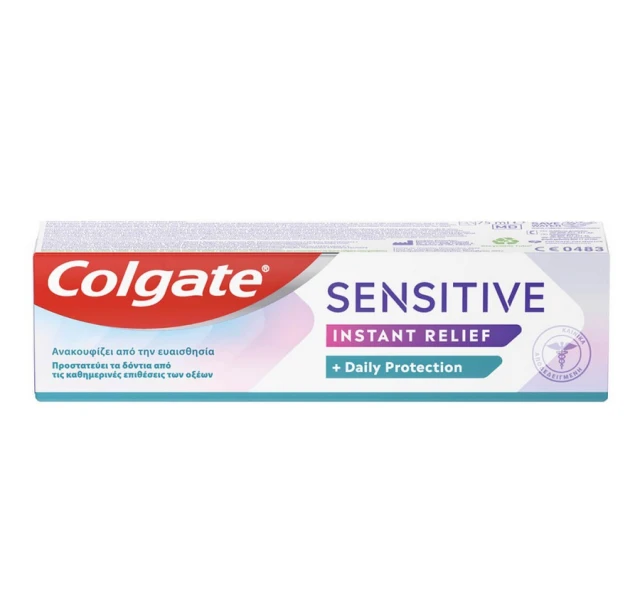 Colgate Sensitive Instant Relief Daily Protection 75ml | Smile-pharmacy.gr