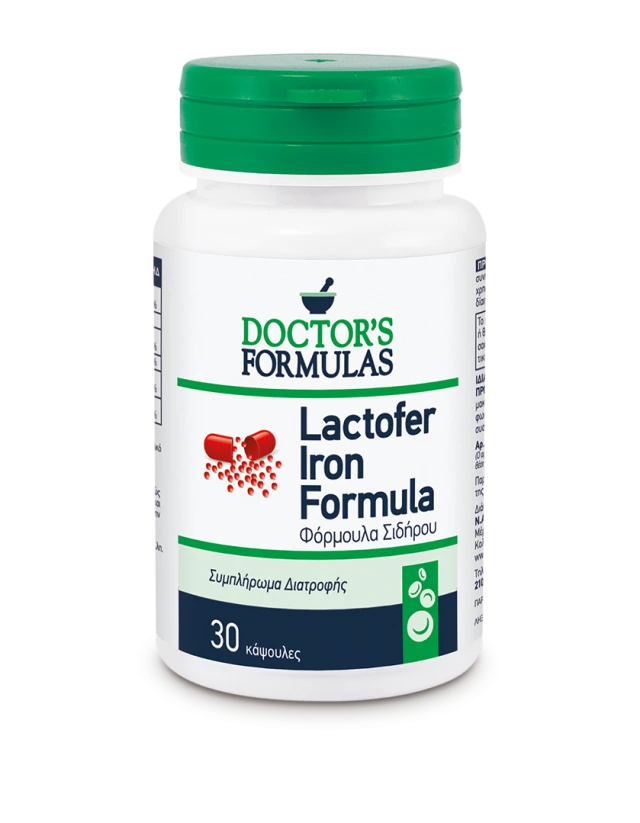 Doctors Formulas Lactofer Iron Formula 30caps | Smile-pharmacy.gr