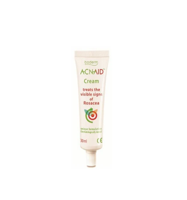 Boderm Acnaid Cream Κρέμα Αντιμετώπισης Της Ροδόχρου Ακμής 30ml | Smile ...