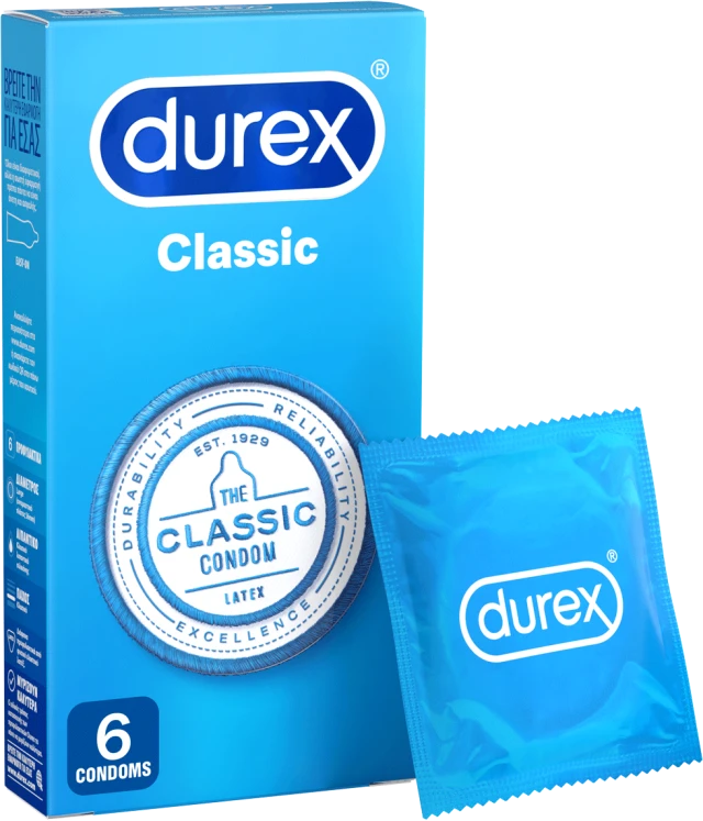 Durex Classic Προφυλακτικά 6τμχ | Smile-pharmacy.gr