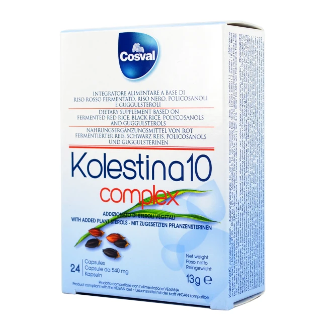 COSVAL KOLESTINA 10 COMPLEX 24CAPS | Smile-pharmacy.gr