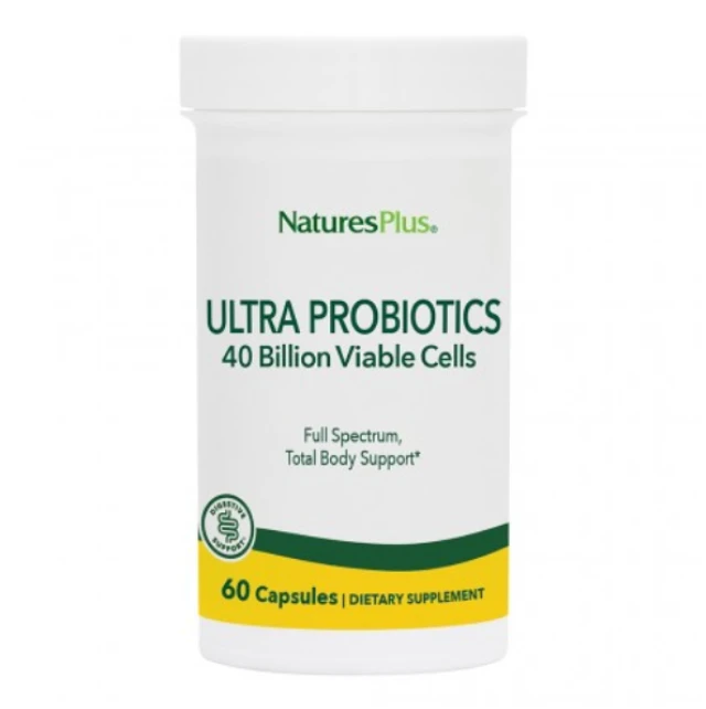 Natures Plus Ultra Probiotics Maximum Strength 60 Vcaps | Smile-pharmacy.gr