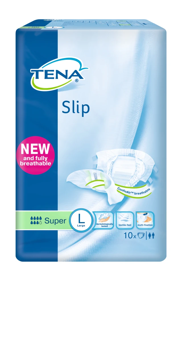 Tena Slip Super Large Πάνα μιας Χρήσης 10τμχ | Smile-pharmacy.gr