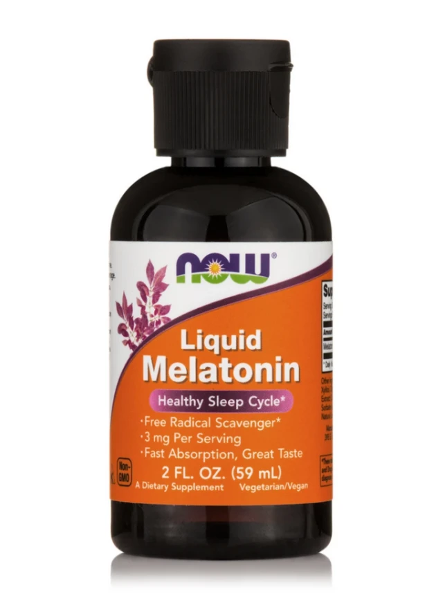 Now Foods Liquid Melatonin 3mg 59ml | Smile-pharmacy.gr