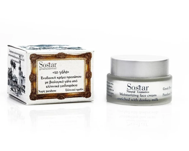 Sostar ΕΝΥΔΑΤΙΚΗ ΚΡΕΜΑ ΜΕ ΓΑΛΑ ΓΑΙΔΟΥΡΑΣ 50ml | Smile-pharmacy.gr