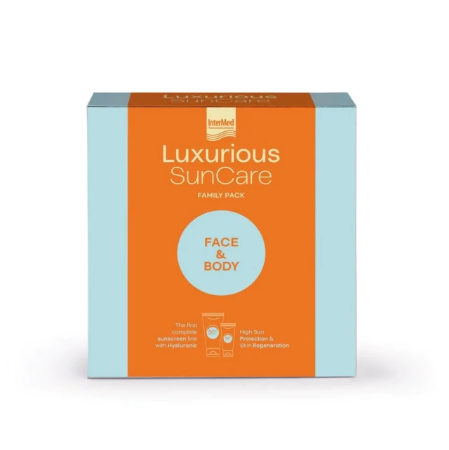 Intermed Set Luxurious Sun Care family Pack Face & Body High Protection ...